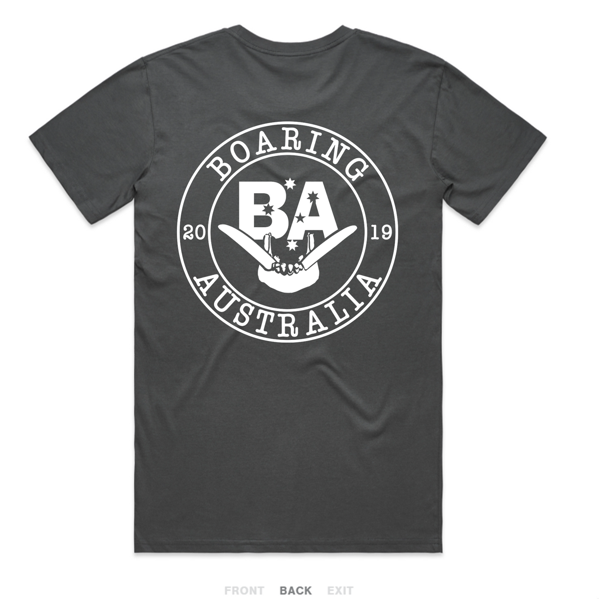 CHARCOAL NEW LOGO SHIRT – Boaring Australia