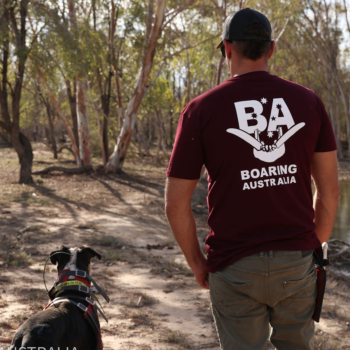 BURGUNDY BA LOGO – Boaring Australia